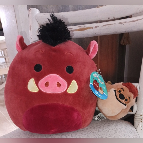 Disney | Toys | Nwt Disney Squishmallow The Lion King Pumbaa And 4 ...